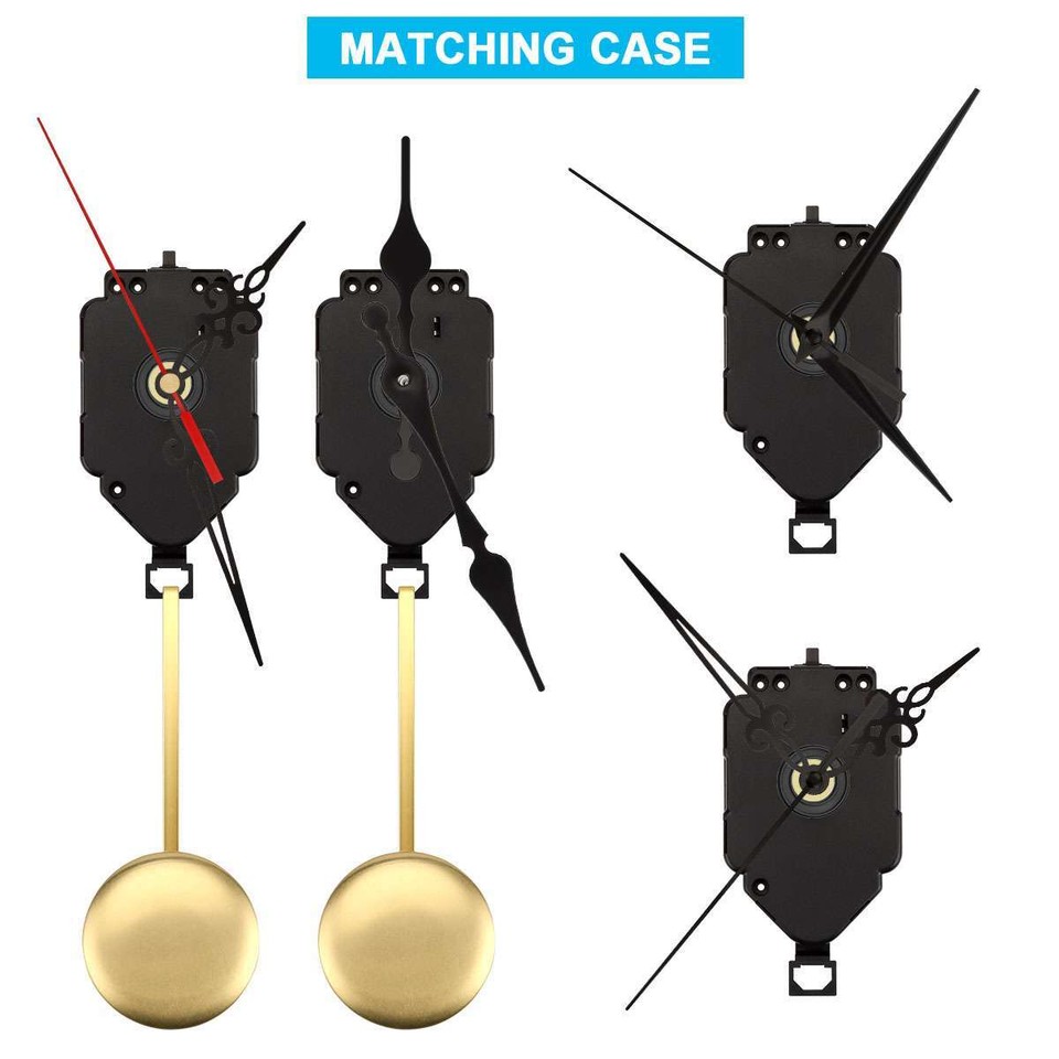 Quartz Wall Clock Pendulum Swing Movement Mechanism DIY Kit Chime ...