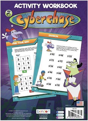 PBS Kids Cyberchase Activity Workbook for Ages 7-11 Includes Rewards S ...