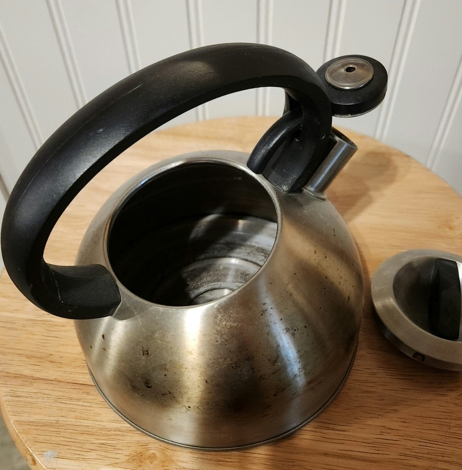 COPCO 4 Cup Tea Pot/ Kettle Stainless Steel Whistling Model 1007 | eBay