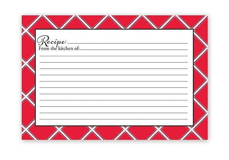 Brownlow Designer Recipe Cards ~ 4 x 6 Size ~ VARIOUS DESIGNS ~ FREE ...