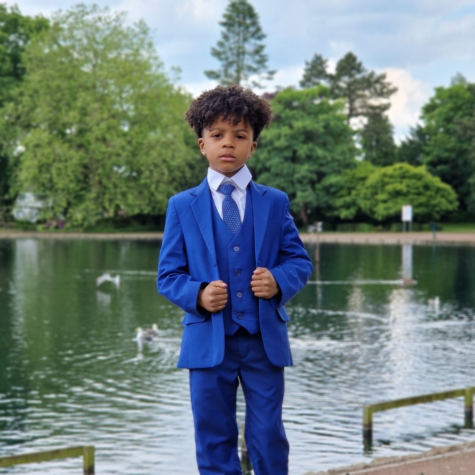 Boys Suits Boys Blue Suit Pageboy Prom Wedding Suit Party Formal 5 ...