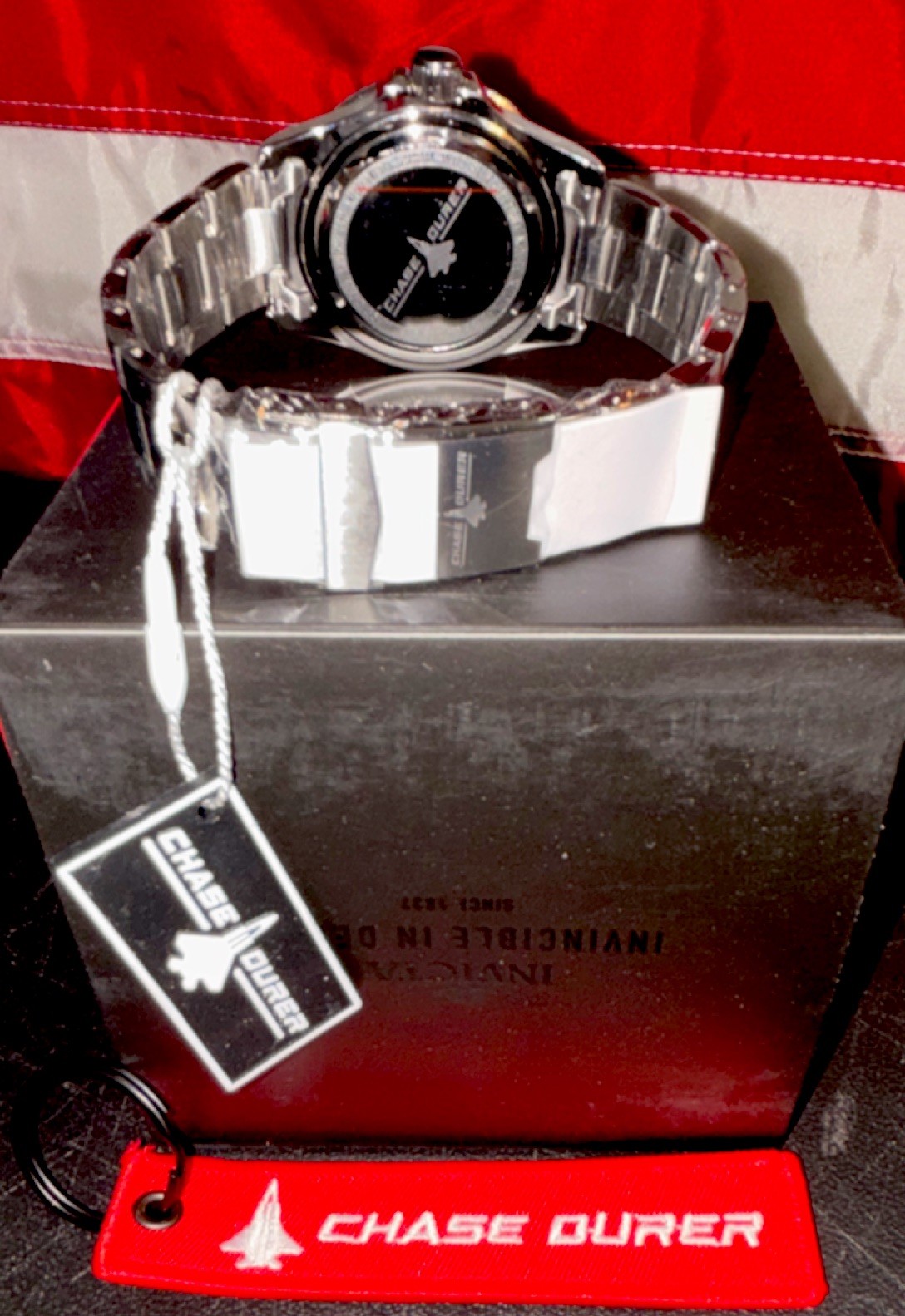 CHASE DURER Edition Men's 40mm Steel watch- bonus Key Chain | eBay