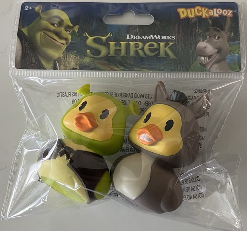 Dreamworks Duckalooz Shrek & Donkey Rubber Ducks 2 Pack Sealed | eBay