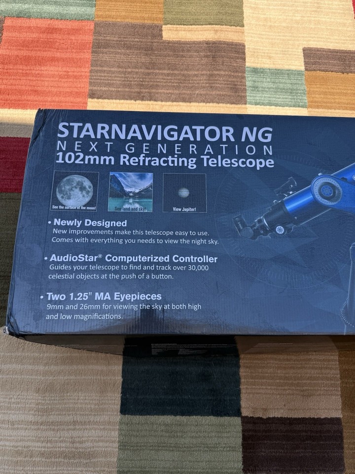 Meade Instruments StarNavigator 102mm Refractor Telescope. Fully Loaded + extras | eBay