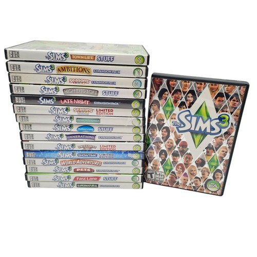 The Sims 3 PC MAC DVDROM 16 Game Lot Stuff Expansion Pack Limited ...