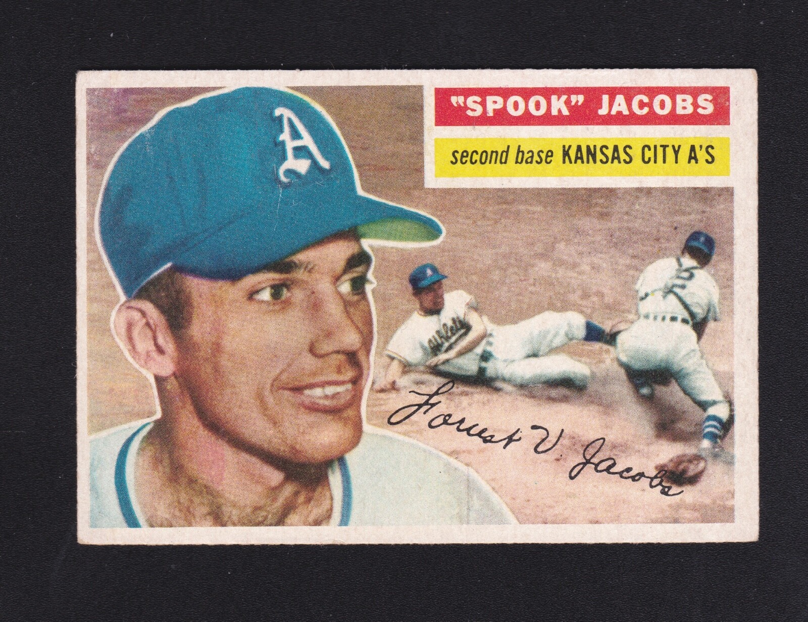 1956 Topps Baseball #151 Spook Jacobs EXMT+ GB ~ Sharp Card ~ AJMCARDS ...