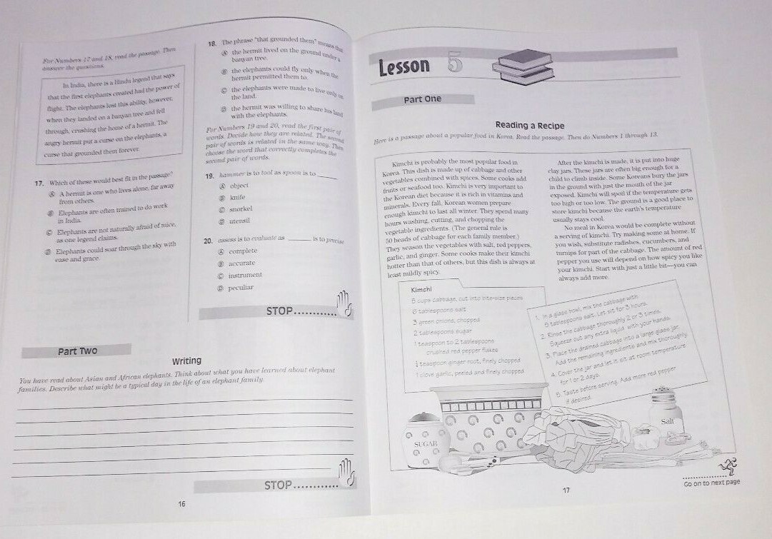 7th Grade Practice Reading Passages Fiction Reading Comprehension