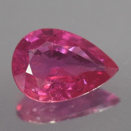 1.01CT CHARMING AA UNHEATED UNTREATED PEAR PINKISH RED RUBY NATURAL | eBay