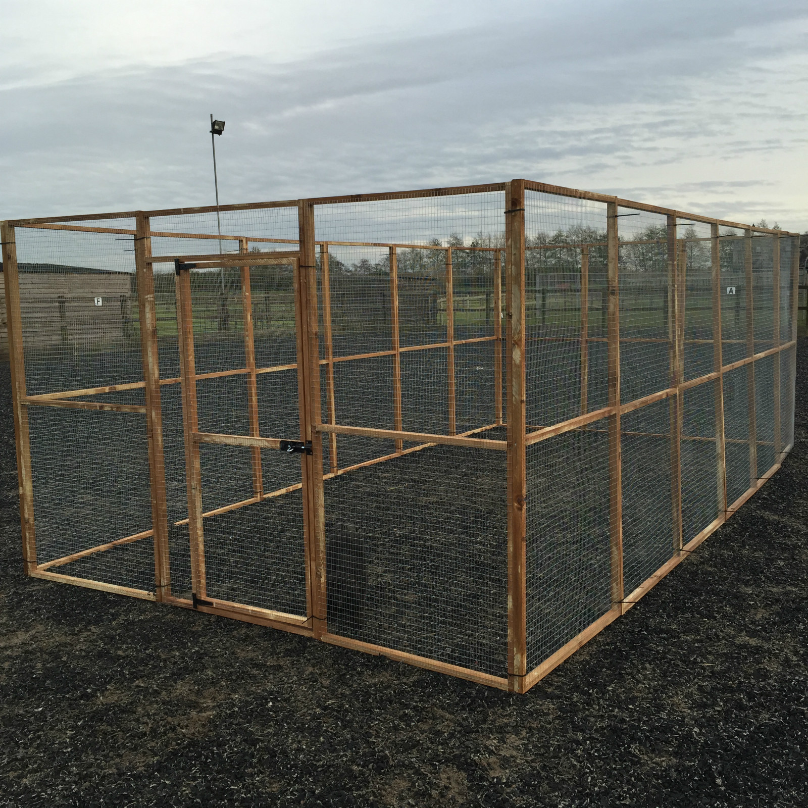 17 X Aviary Panel 6 X 3 1 X Door Outdoor Run 19g Chicken Rabbits Puppy ...