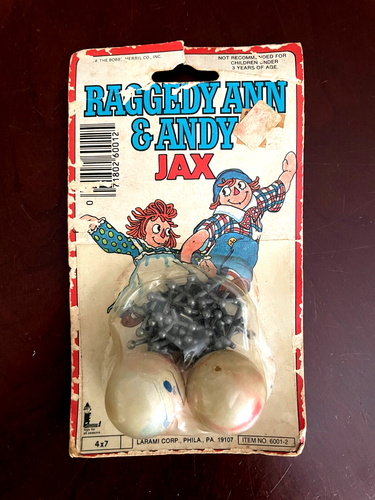 Vintage Childs Game Metal Toy Jacks Raggedy Ann & Andy NOS | eBay