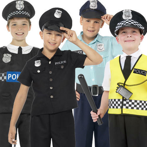 Policeman Boys Fancy Dress Cop Constable Police Uniform Kids Childs ...