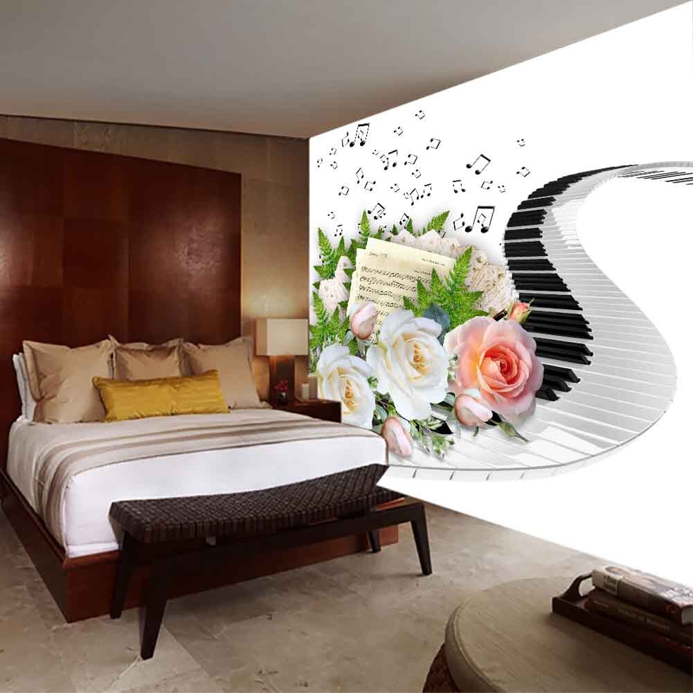 Keys Steps Piano 3D Full Wall Mural Photo Wallpaper Printing Home Kids ...