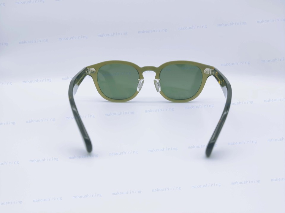 MOSCOT LEMTOSH OLIVE TORTOISE Frame Green Lenses Sun Glasses W/ METAL ...