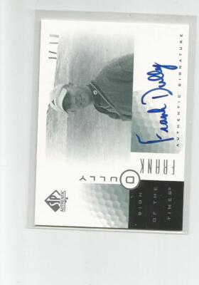 2001 SP Authentic Sign of the Times #FD Frank Dully Auto | eBay