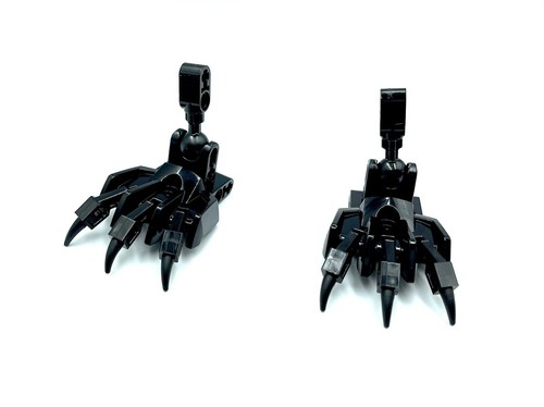 LEGO X2 Creature Foot Black Claw 5X6X2 Ball Cup | eBay