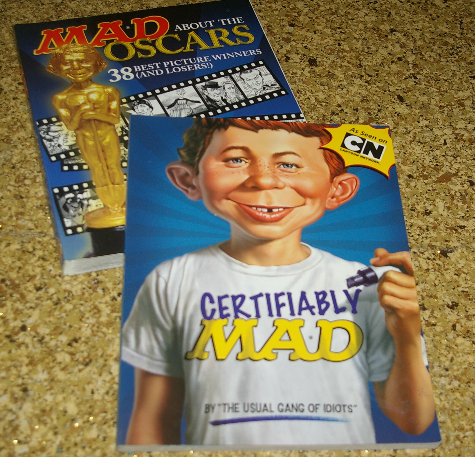 PAIR OF MAD MAGAZINE COLLECTOR BOOKS "CERTIFIABLY MAD" AND "THE OSCARS" | eBay