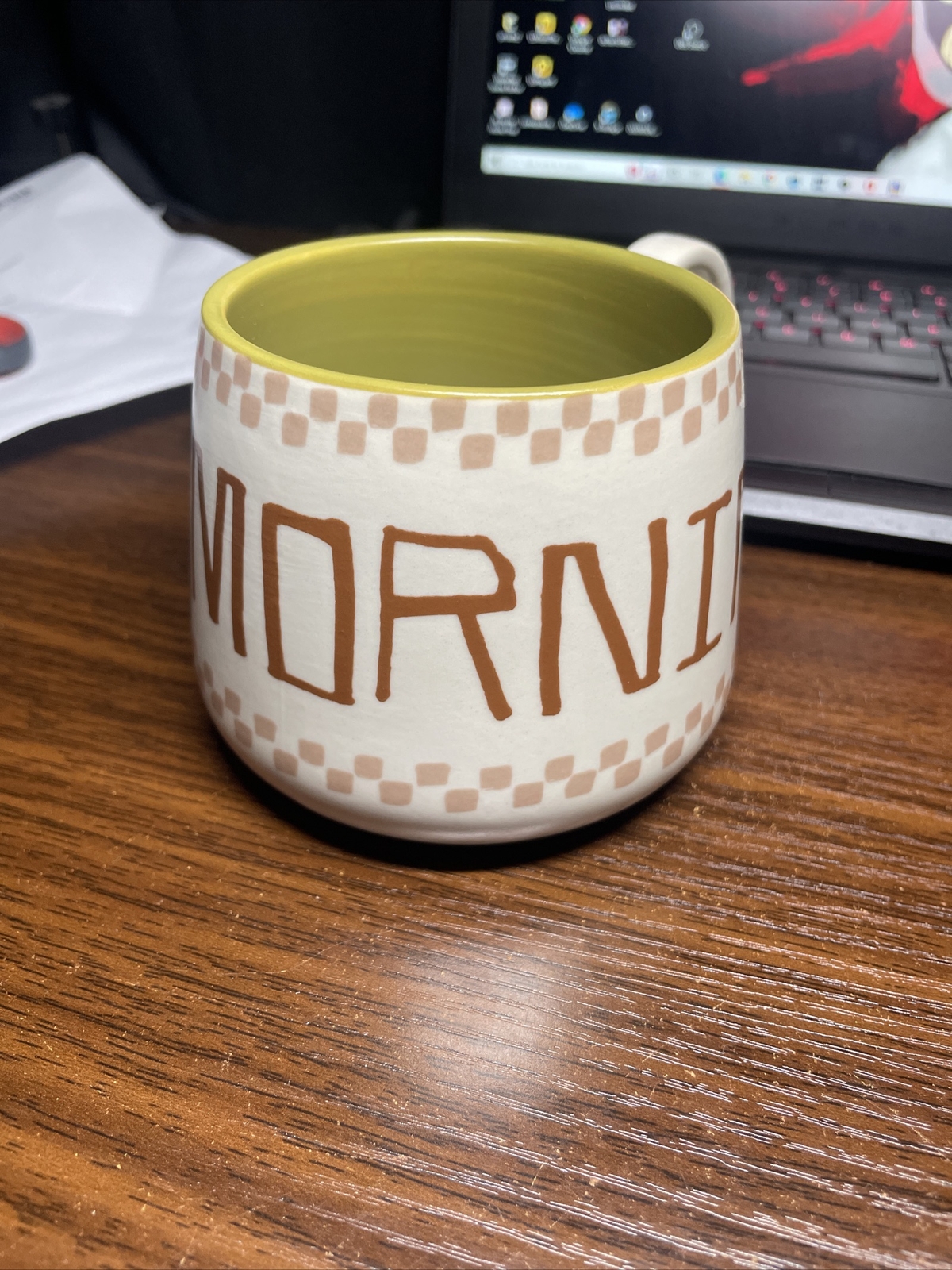 Good Morning Goblet Mug Coffee Cup | eBay