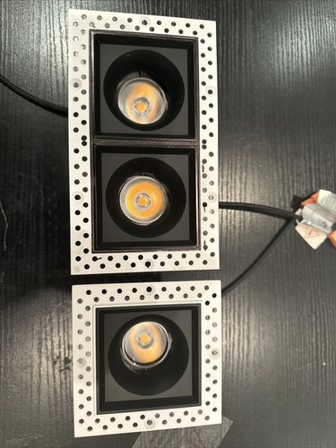 15W 3 Inches 3000K Square Or Round Led Adjustable. Trimless | eBay