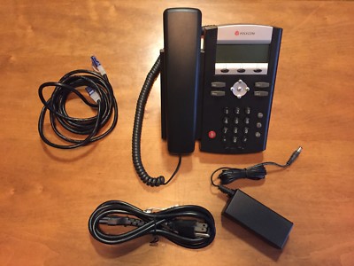 Polycom IP Desk Phone - SoundPoint IP 331 - Corded VoIP Phone - PoE ...