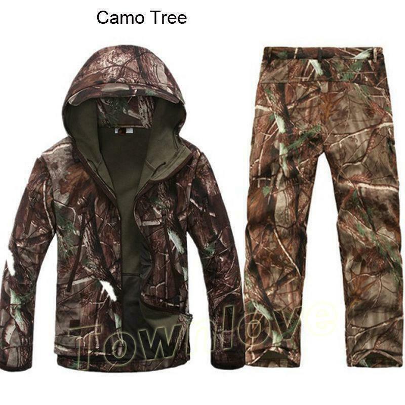 Mens Winter Hunting Clothes Outdoor Waterproof Thicken Jacket Coat ...