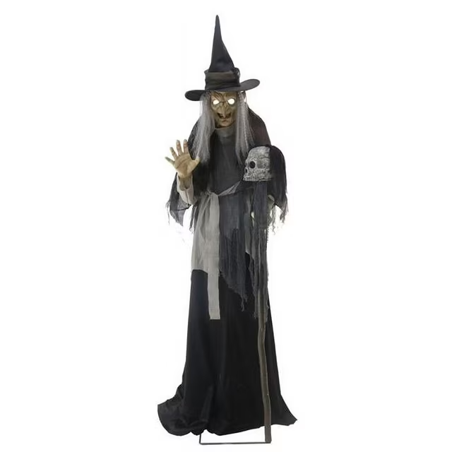 Animated Witch Prop With Servo Motor Halloween Haunted House Crone ...