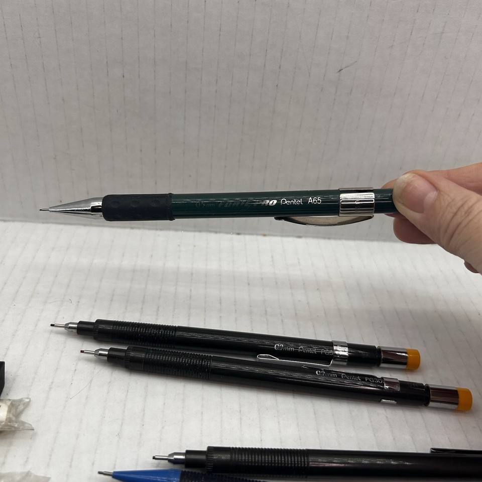 Vintage Pentel Mechanical Pencil Lot Of 7 Sharplet 2 307 Pro A65 ...