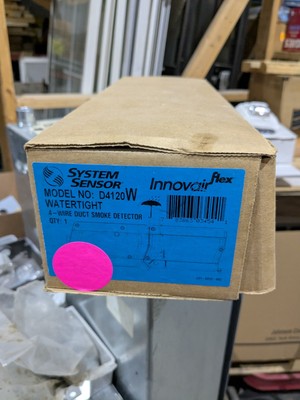 System Sensor D4120W Watertight 4-Wire Duct Smoke Detector NOS !Charity! | eBay