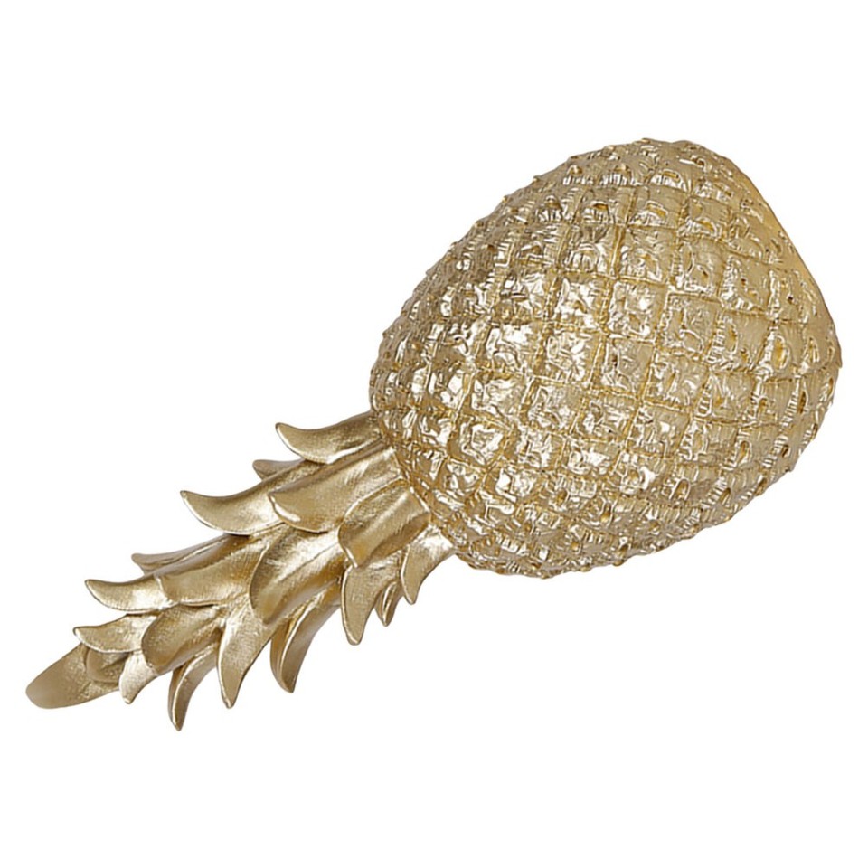 Mini Resin Fruit Pineapple Statues Artificial Figurine Decoration ...