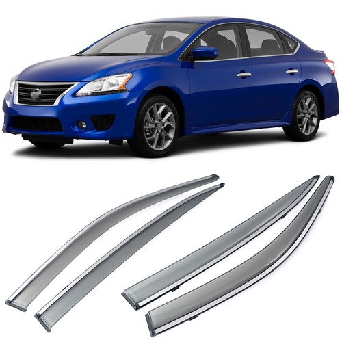 Car Side Window Vent Deflector Sun Rain Visor for Nissan Sentra 2013 ...