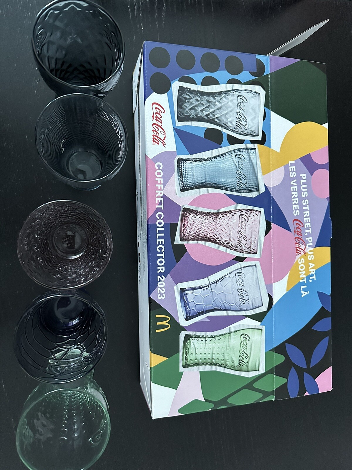 Verre coca cola McDo Collection 2023 | Grelly France