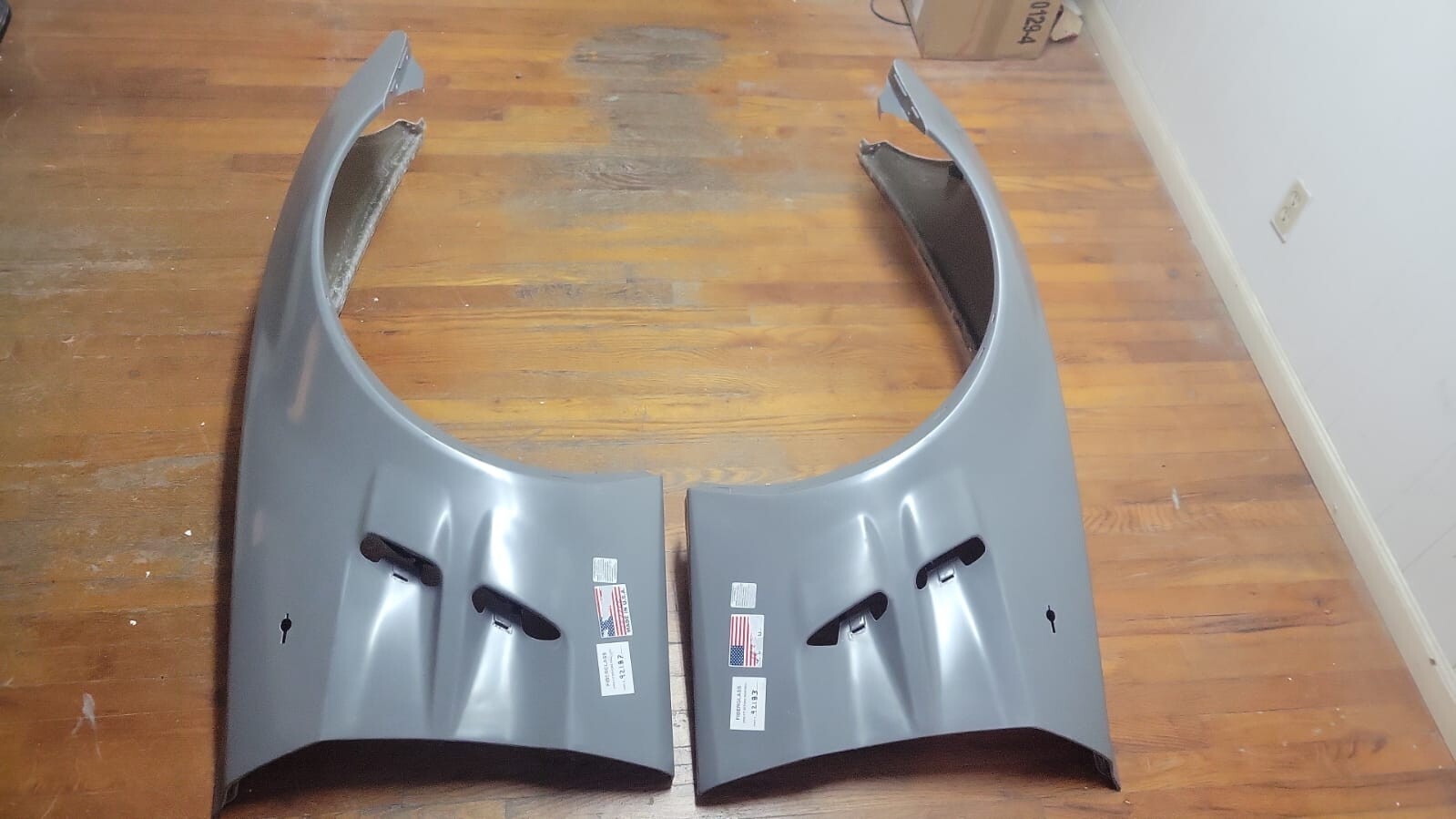 2005-2013 Fits C6 Corvette ZR1 Front Fenders Set Pair Fiberglass FRP | eBay