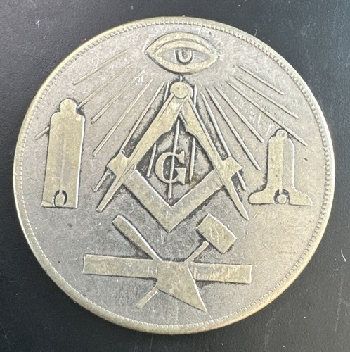 MADE A MASON IN LODGE NO. 513 MASONIC TOKEN Rare | eBay