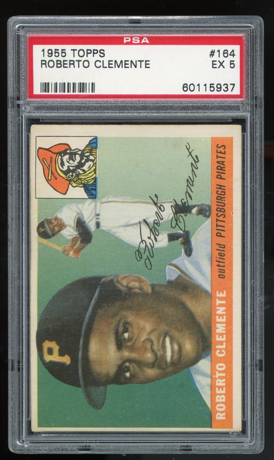 1955 Topps Rookie Card Roberto Clemente RC #164 PSA 5 EX | eBay