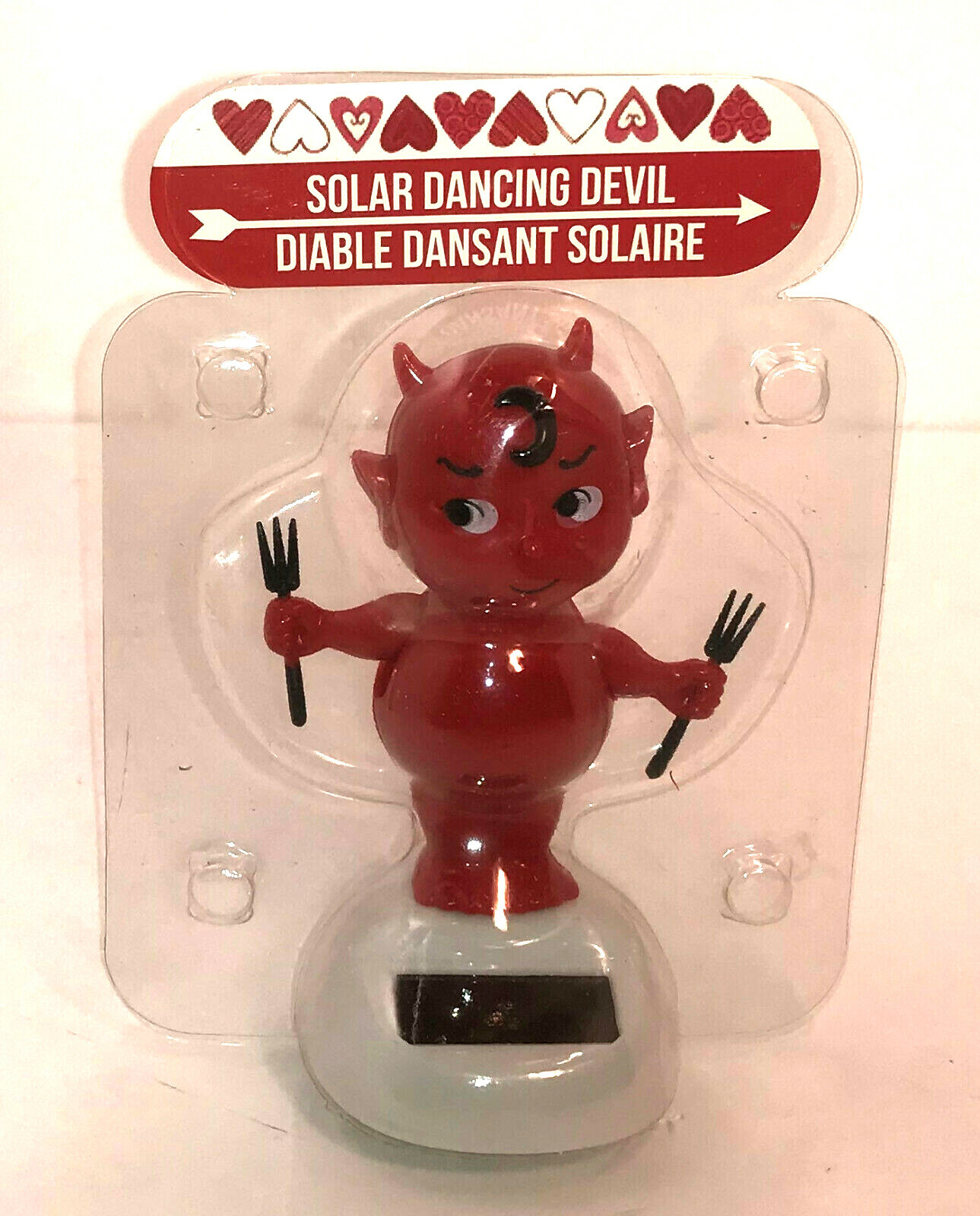 SOLAR POWERED DANCING VALENTIN'S DEVIL BOBBLE HEAD TOY SUN CATCHER ...
