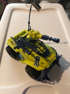 1990 Hasbro GI Joe - BADGER - Attack Jeep - 100% w/Flag -No Breaks ...