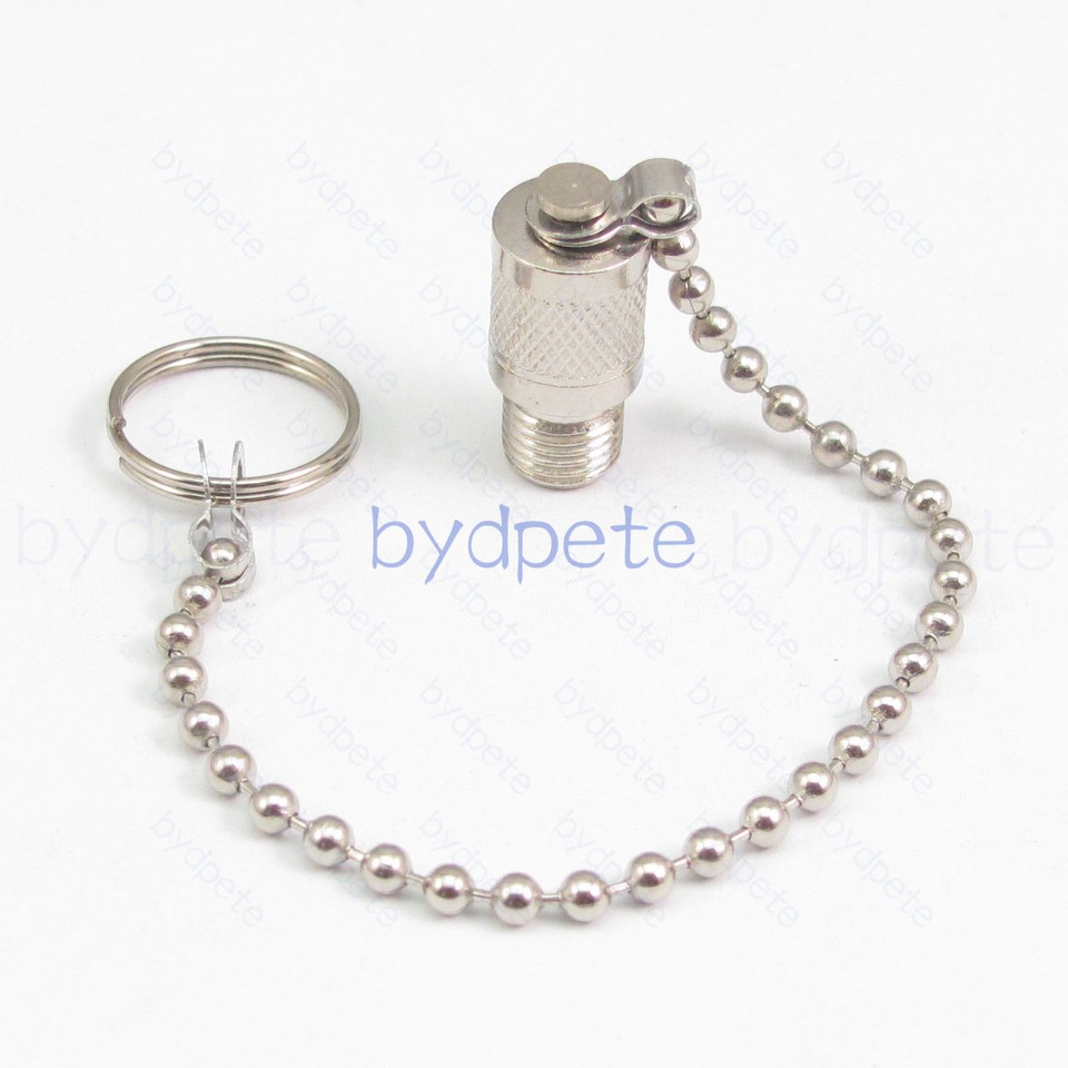 SMA Dust Cap Covers outside screw Chain for SMA RP-SMA male jack plug ...