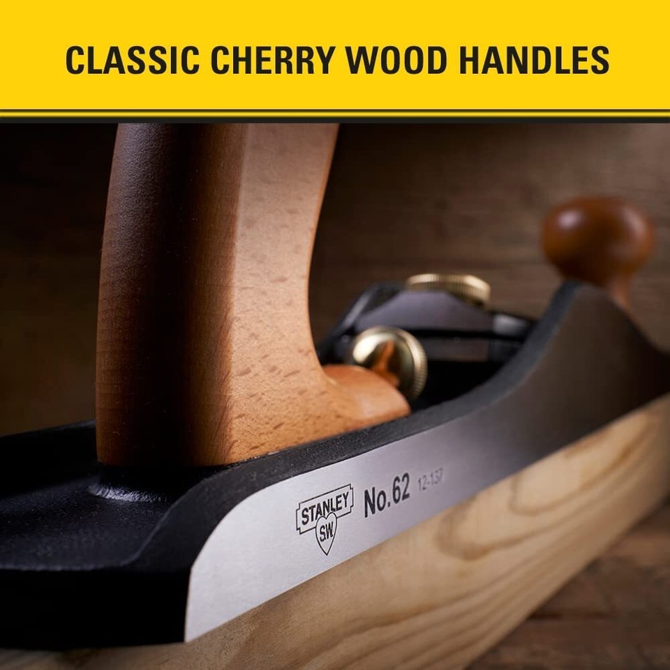 Stanley 12-13 No. 62 Low Angle Jack Plane with Spare Blade L356 mm ...