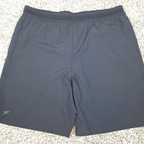 Fabletics Fundamental 7” Inseam Lined Athletic Gym Shorts Mens L Black ...