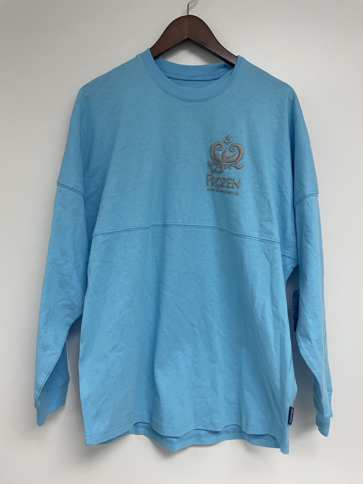 Disney Sparkle Frozen Let It Go Broadway Spirit Jersey Shirt Size Small ...