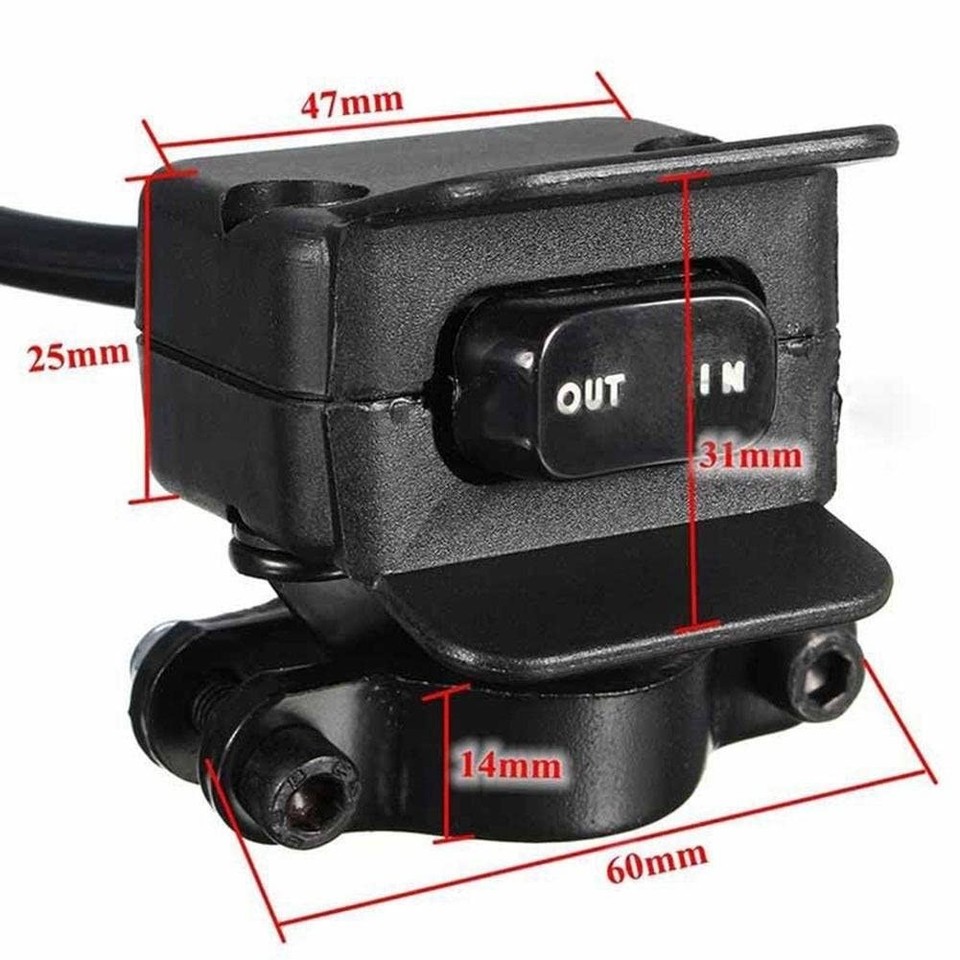 Heavy Duty Handlebar Control Line Winch Rocker Switch Control Warn for ...