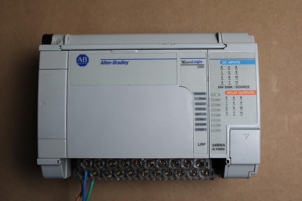 ALLEN BRADLEY 1764-24BWA MICROLOGIX 1500 BASE UNIT W/PROCESSOR | eBay