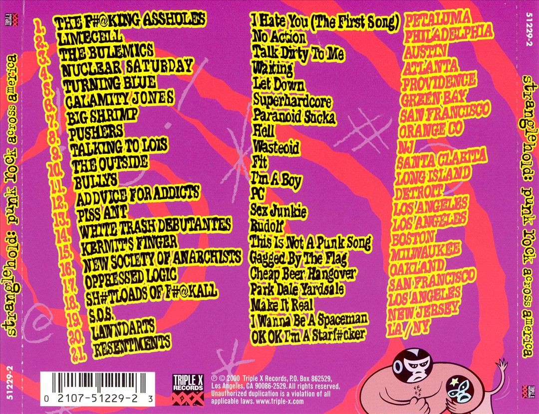 VARIOUS ARTISTS STRANGLEHOLD: PUNK ROCK ACROSS AMERICA NEW CD | eBay