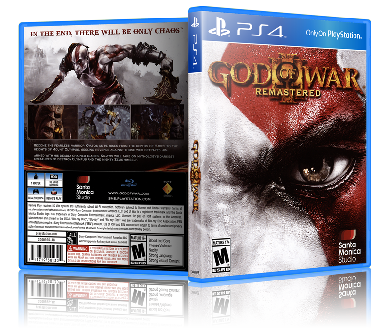 God Of War 3 Box Art