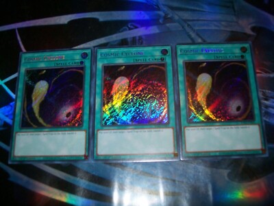 3x Cosmic Cyclone 1st Edition Secret Rare RA02-EN061 Yu-Gi-Oh! | eBay