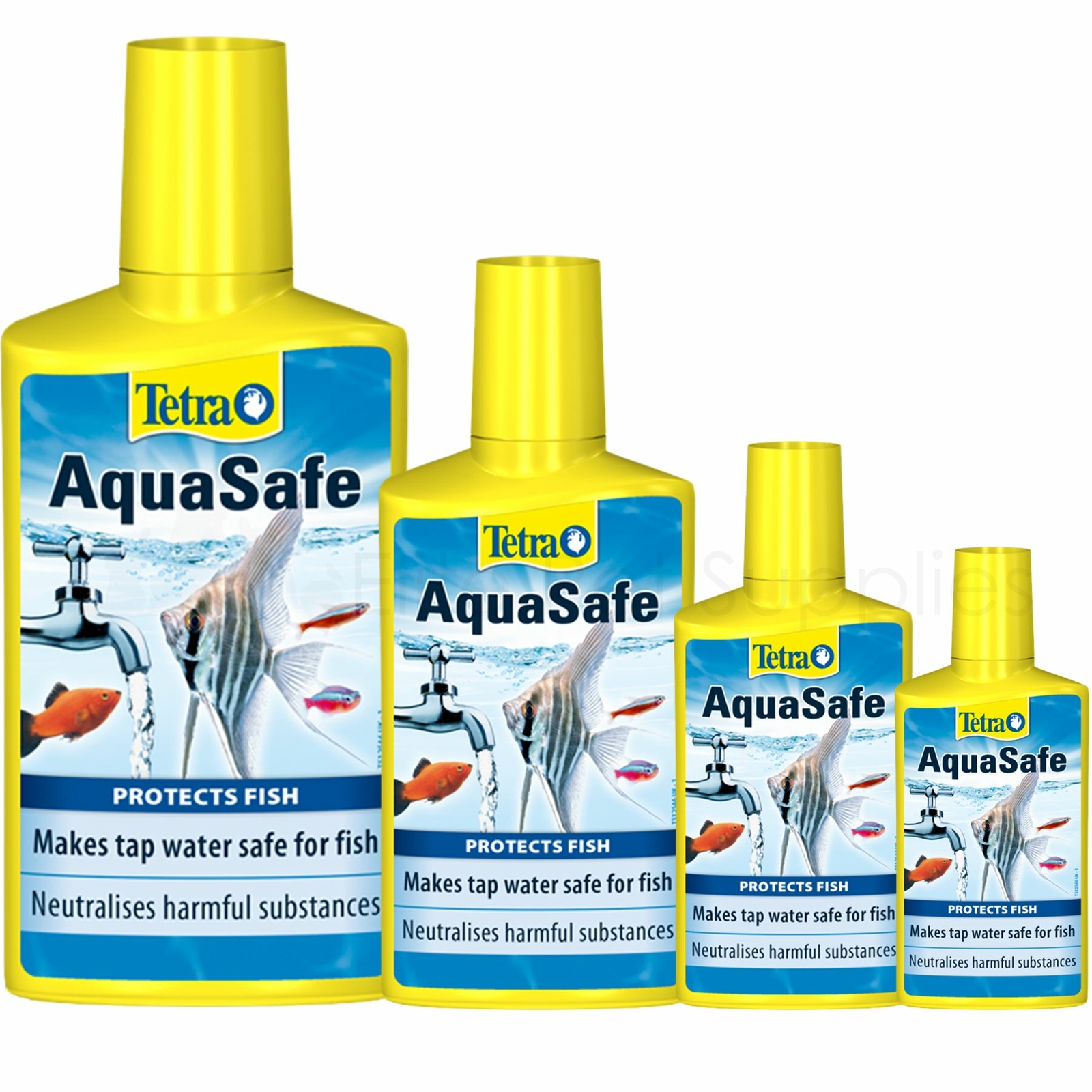 Tetra AquaSafe Water Conditioner Dechlorinator Tapsafe 50ml 100ml 250ml ...