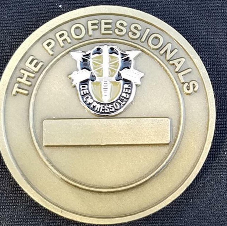 Task Force Dagger TF-Dagger OEF 5th SFG (A) Deployment Challenge Coin ...