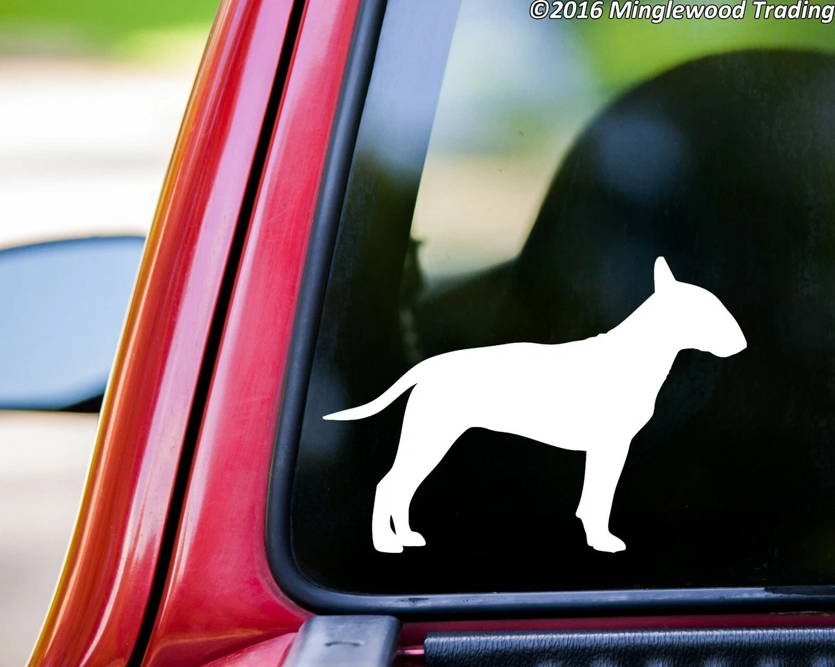 Bull Terrier Face Sticker