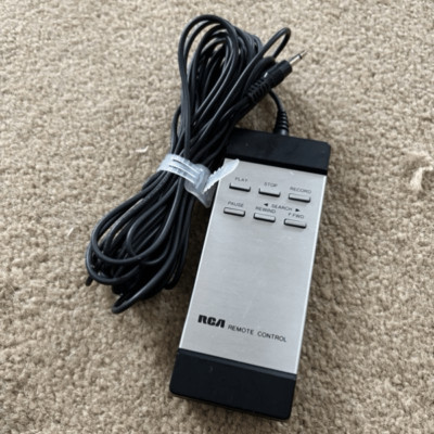RCA Vintage Wired VCR Remote Control Japan | eBay