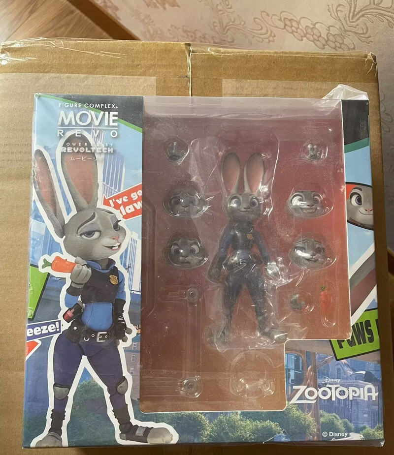 KAIYODO REVOLTECH Zootopia Movie Revo Series Judy Hopps Figure Model In ...