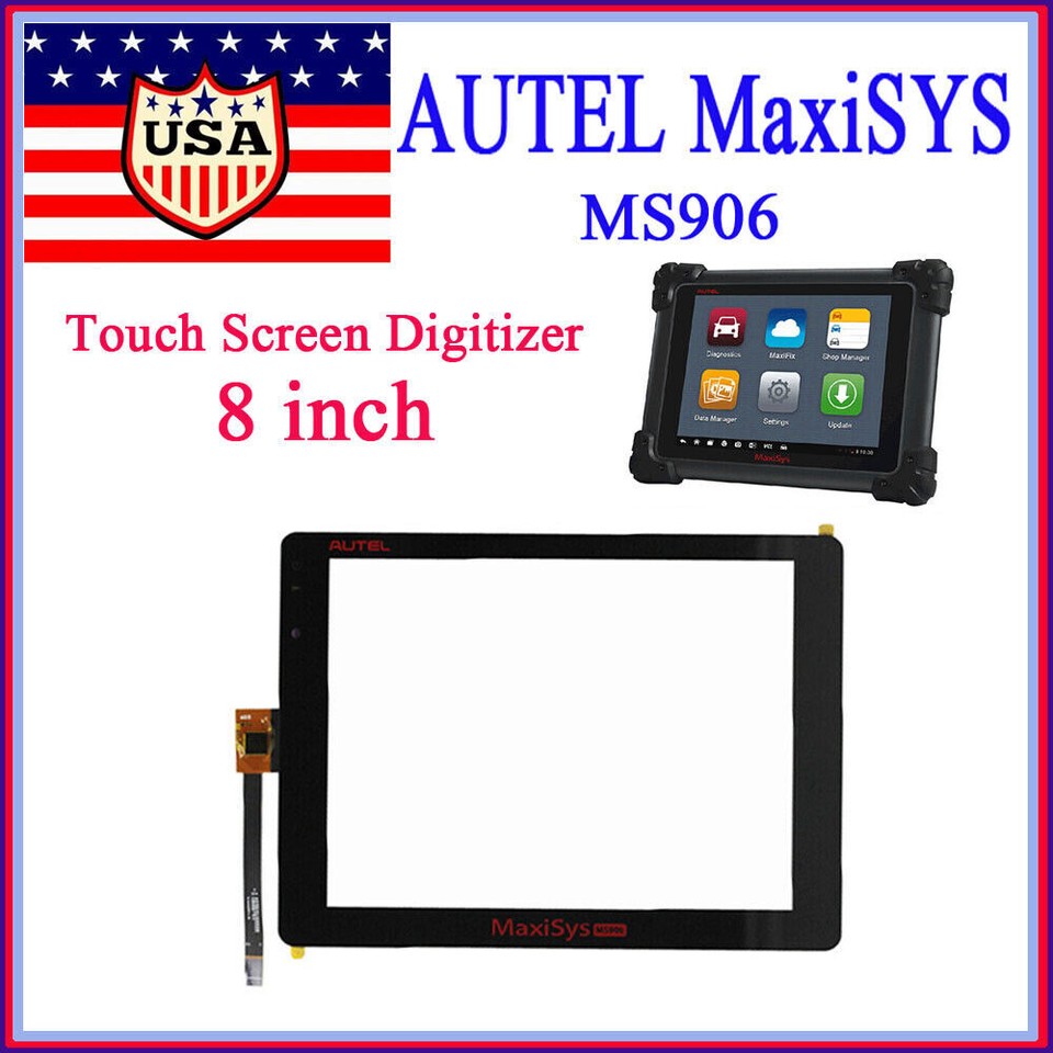 NEW Digitizer Touch Screen Panel Glass For AUTEL MaxiSYS MS906 MS906TS ...